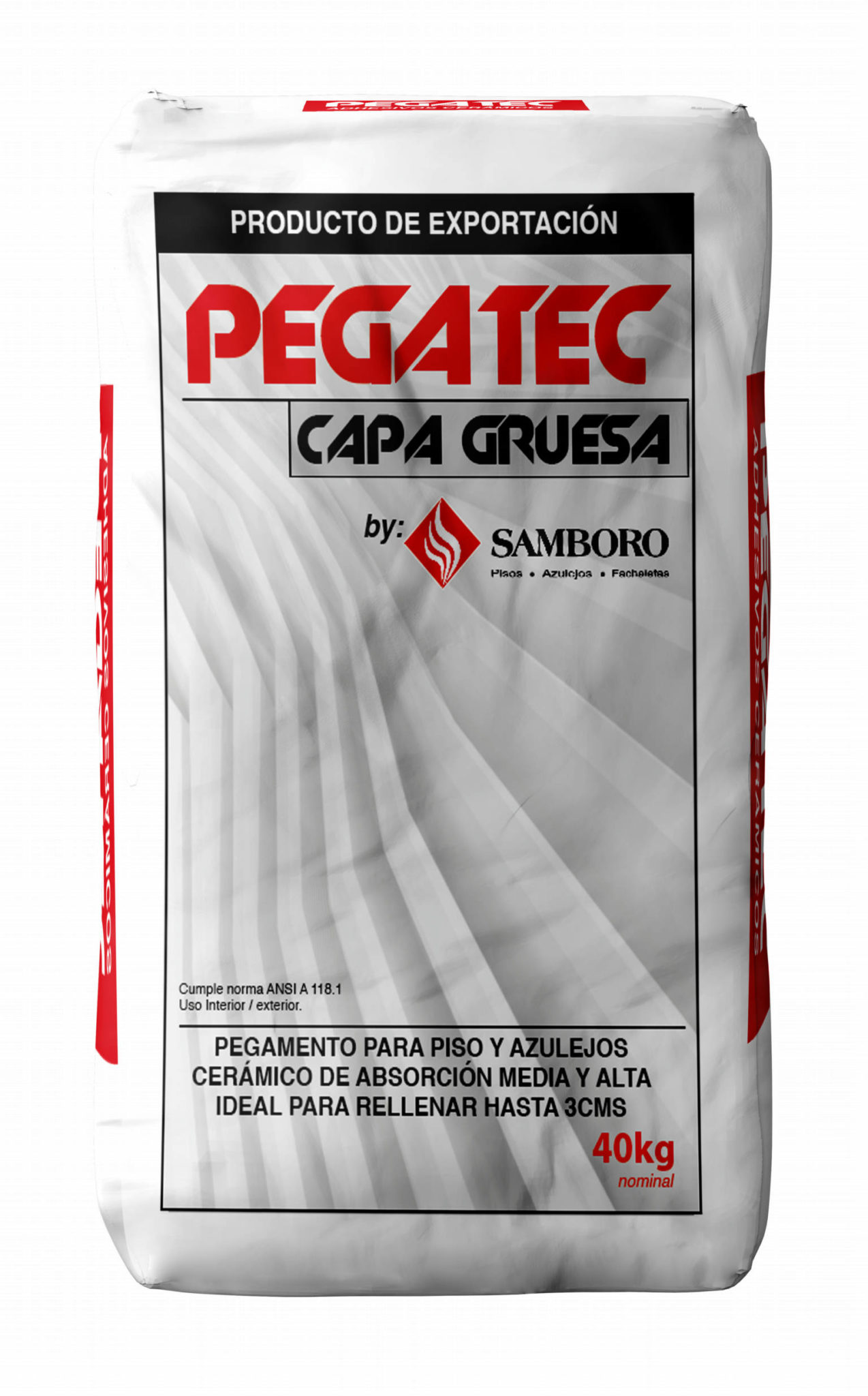 PEGATEC CAPA GRUESA / 10Kg / 40Kg | Samboro
